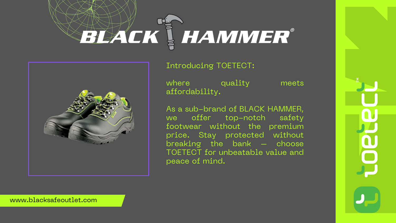 TOETECT by BLACK HAMMER – BLACKSAFE OUTLET